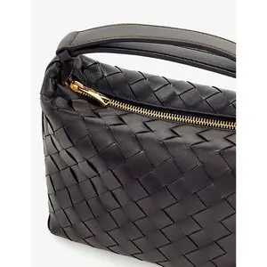 Bottega Veneta Mini Leather Top-handle Bag - Fondant-gold