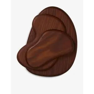FERM LIVING Cairn Wooden Cutting Boards Set Of Three - Brown
