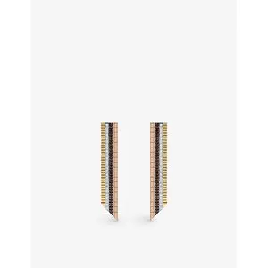 Boucheron Quatre Classique 18ct Gold And Diamond Drop Earrings - Yellow Gold