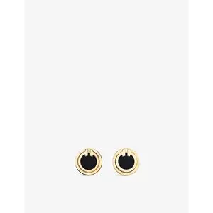 Tiffany & Co. T 18ct Yellow- And Onyx Earrings - Gold