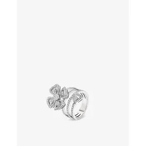 BVLGARI Fiorever 18ct And 1.09ct Diamond Ring - White Gold