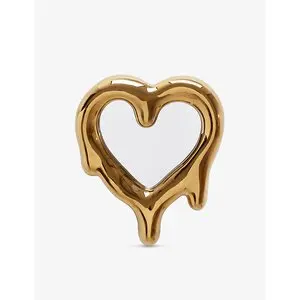 SELETTI Melted Heart Porcelain Mirror And Photo Frame 35cm - One-color