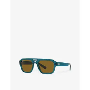 Ray-ban Corrigan Rectangle-frame Sunglasses