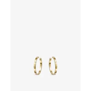 CARTIER Love 18ct Yellow Gold Hoop Earrings - One-color
