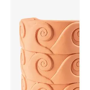 SELETTI Magna Graecia Onde Terracotta Wall Vase 25cm