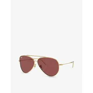 Ray-ban Aviator Metal Sunglasses - Gold