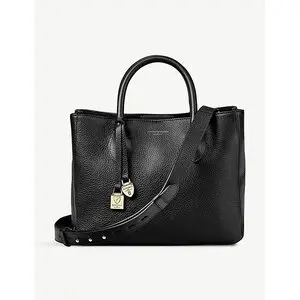 ASPINAL OF LONDON Small Leather Tote Bag - Black