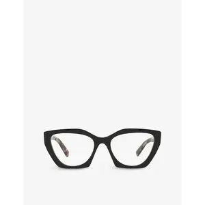 Prada Pr 09yv Cat-eye Glasses - Black