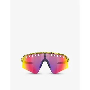 Oakley Sutro Lite Sweep Shield-frame Sunglasses - Purple/red/yellow