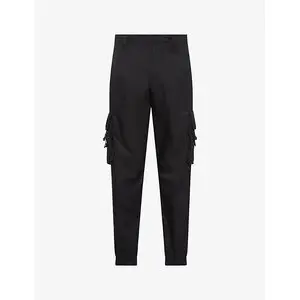 Prada Re-nylon Buckle-embellished Tapered Slim-fit Trousers