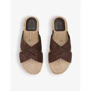Ermenegildo Zegna Crossover Suede Espadrilles