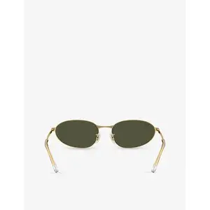 Ray-ban Irregular Frame Metal Sunglasses