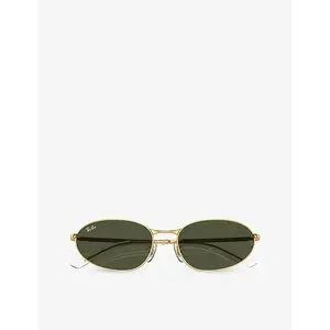 Ray-ban Irregular Frame Metal Sunglasses