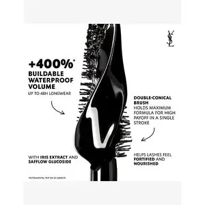 Saint Laurent Lash Clash Extreme Volume Waterproof Mascara 9ml - One-color