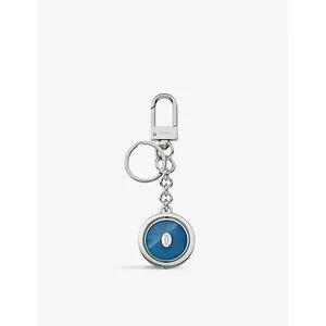 Cartier Double C De Stainless Steel And Lacquer Keyring