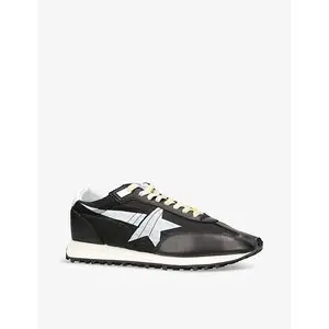 GOLDEN GOOSE Marathon Runner Low-top Trainers - Blk/white