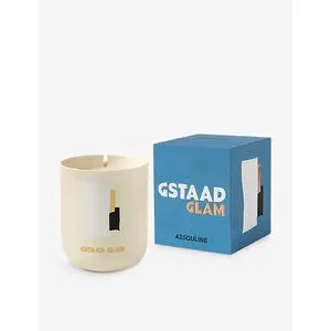 Assouline Travel From Home Gstaad Glam Wax Travel Candle 319g - Creme