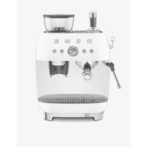 SMEG Egf03whuk Espresso Coffee Machine And Grinder - White