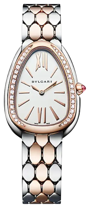 BVLGARI Serpenti Seduttori Quartz Watch - Steel And Gold