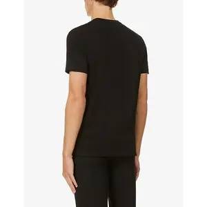 TOM FORD Crewneck Regular-fit Stretch-cotton T-shirt - Black