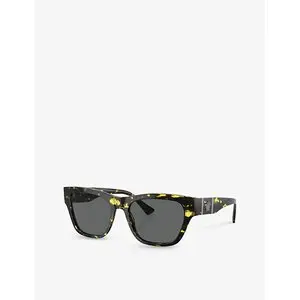 Versace Ve4457 Square-frame Sunglasses - Brown