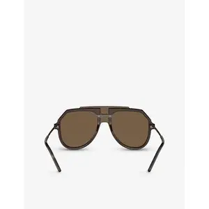 Dolce & Gabbana Dg6195 Pilot-frame Sunglasses