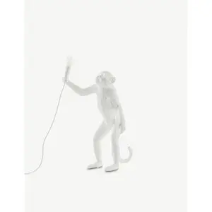 SELETTI Standing Monkey Resin Outdoor Lamp - One-color