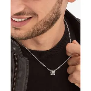 BVLGARI B.zero1 18ct White-gold Pendant Necklace - White Gold