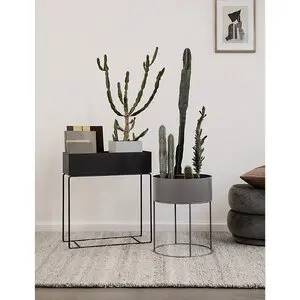 FERM LIVING Powdered-coated High Frame Steel Plant Box 60cm