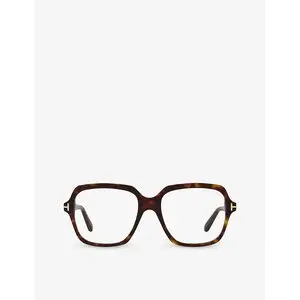 TOM FORD Ft5908-b Irregular-frame Acetate Eyeglasses - Brown