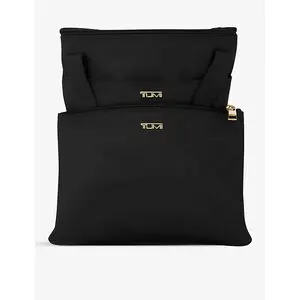 Tumi Just In Case Double-zip Nylon Tote - Black/gold