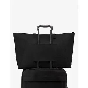 Tumi Just In Case Double-zip Nylon Tote - Black/gold