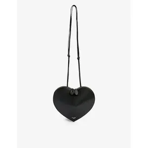 Alaïa Le Coeur Leather Cross-body Bag - Noir