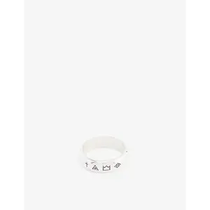 SERGE DENIMES 4 Symbols Sterling Ring - Silver
