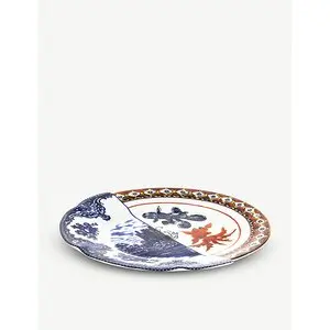 SELETTI Hybrid Isaura Printed Porcelain Soup Plate 25.4cm - One-color