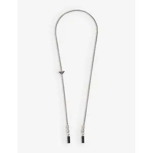 Prada Brand-plaque Metal Airpods And Airpods Pro-case Chain