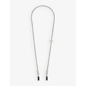 Prada Brand-plaque Metal Airpods And Airpods Pro-case Chain