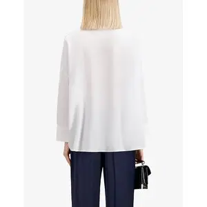 The Kooples Straight-hem Silk Shirt