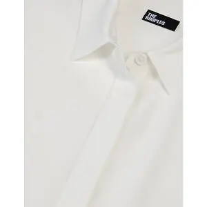 The Kooples Straight-hem Silk Shirt