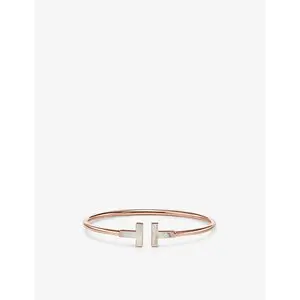 Tiffany & Co. T Mother-of-pearl Bangle - Rose Gold