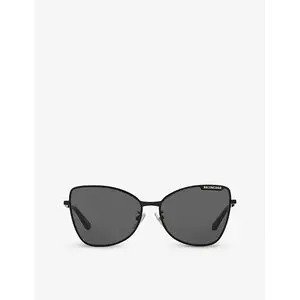 Balenciaga Bb0278s Butterfly-frame Sunglasses - Black