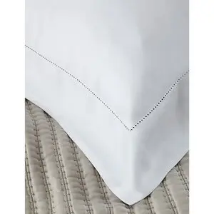 THE WHITE COMPANY Connaught Cotton And Silk-blend Oxford Pillowcase 65cm X 65cm