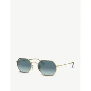 Ray-ban Octagonal-frame Sunglasses - Gold
