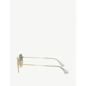 Ray-ban Octagonal-frame Sunglasses - Gold