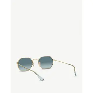 Ray-ban Octagonal-frame Sunglasses - Gold