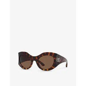 Balenciaga Bb0256s Cat-eye Tortoiseshell Sunglasses