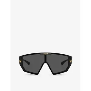 Versace Ve4461 Irregular-frame Sunglasses - Black