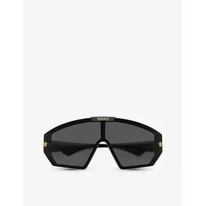 Versace Ve4461 Irregular-frame Sunglasses - Black