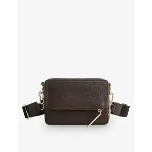 Whistles Bibi Pebbled Leather Cross-body Bag - Brown