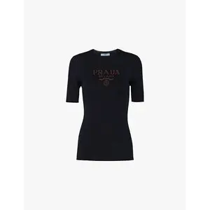 Prada Round Neck Tops